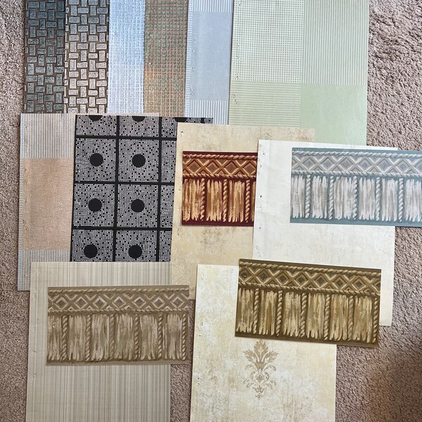 Metallic Wallpaper Border - Etsy