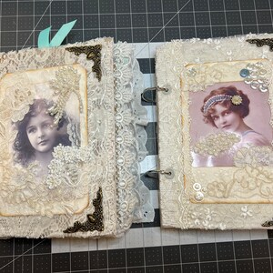 Iris Ring Bound Junk Journal/ Journal/ Victorian Junk Journal/ Gift ...