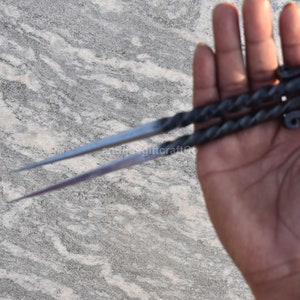 Hand-forged Medieval-style Iron Eating Fork Sticks – Rustic Historical ...