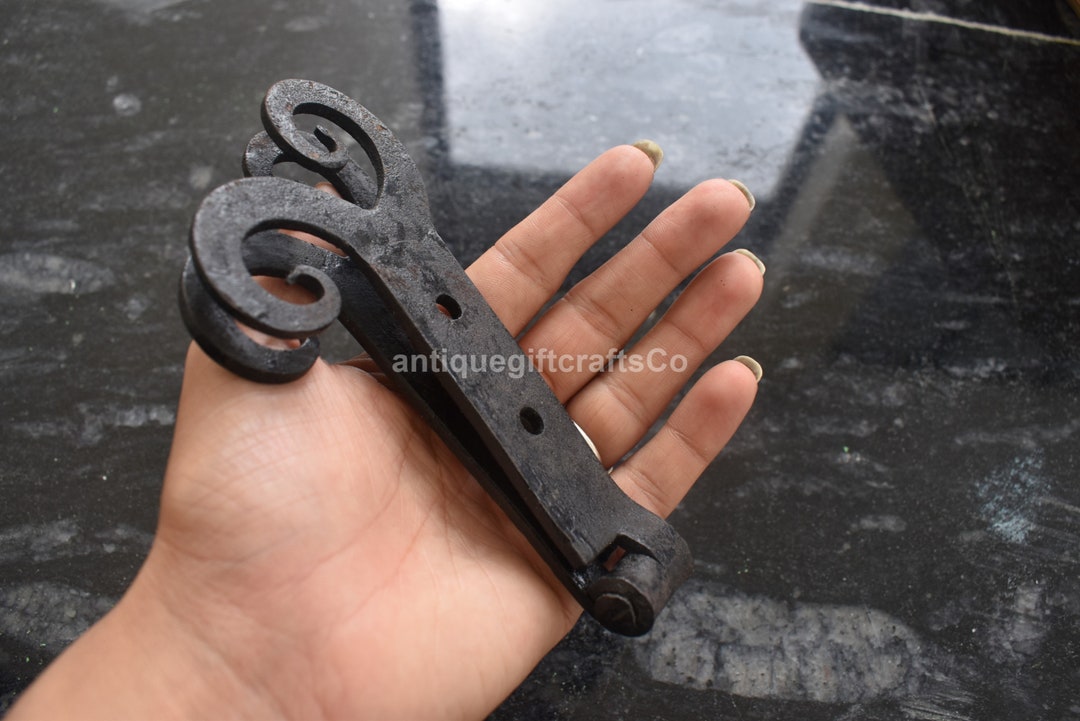 Hand Forged Medieval Wrought Iron Hinge. - Etsy