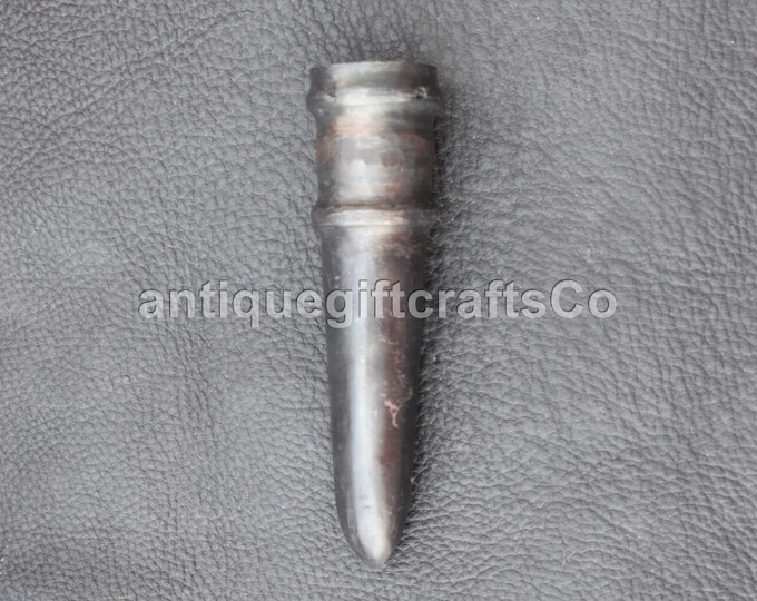 Hand-forged Decorative Steel Butt Cap – 11 Cm Tapered End for Pole ...