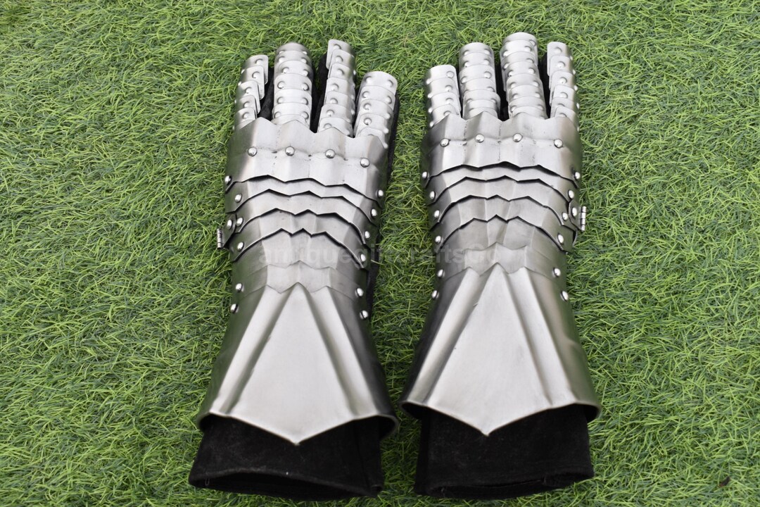 Medieval Steel Armor Gauntlet Gloves – Art Costume Hand Armor for ...
