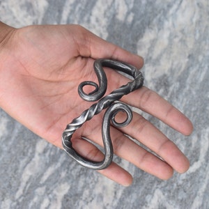 Hand Forged Medieval Viking Twisted Hair Stick, Hair Clip. Best Gift ...