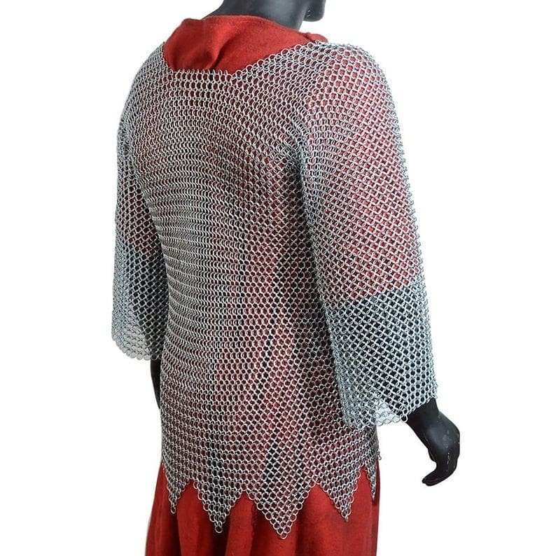 Handcrafted Aluminum Chainmail Tunic | Medieval-style Costume Top ...
