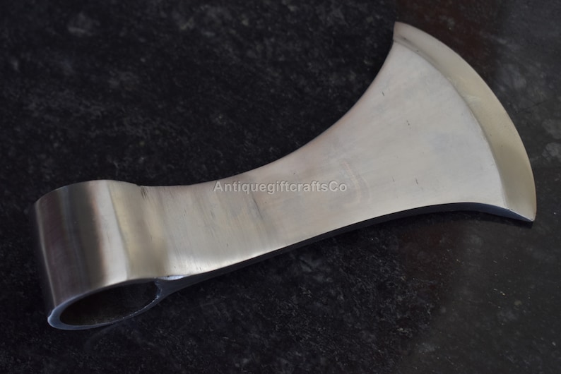 Hand-forged Medieval-style Decorative Axe Head Replica – Viking Display ...