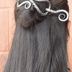 Hand Forged Medieval Viking Twisted Hair Stick, Hair Clip. Best Gift ...