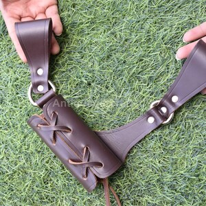Hand Crafted Leather Sword Holster: Medieval Inspired Belt Accessory - Etsy