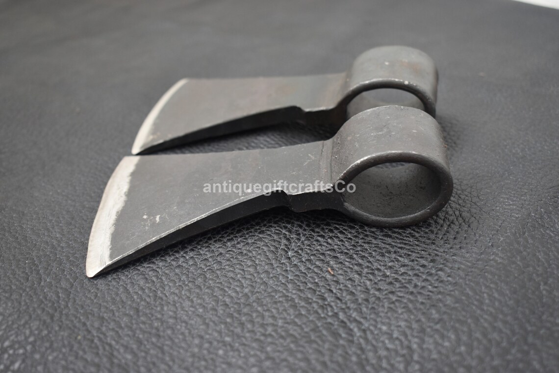 Viking Hand Forged Axe Head Pack of 2 - Etsy