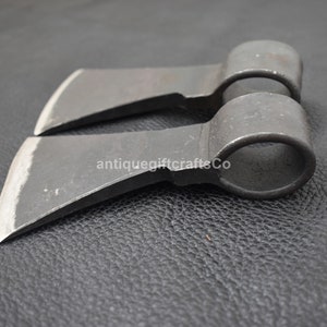 Viking Hand Forged Axe Head Pack of 2 - Etsy