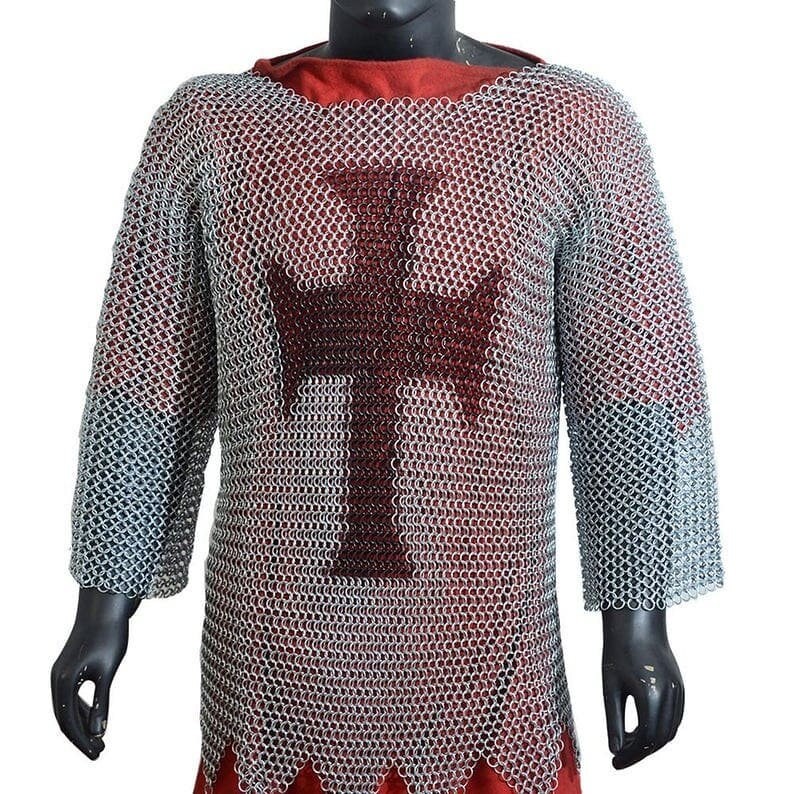 Handcrafted Aluminum Chainmail Tunic | Medieval-style Costume Top ...
