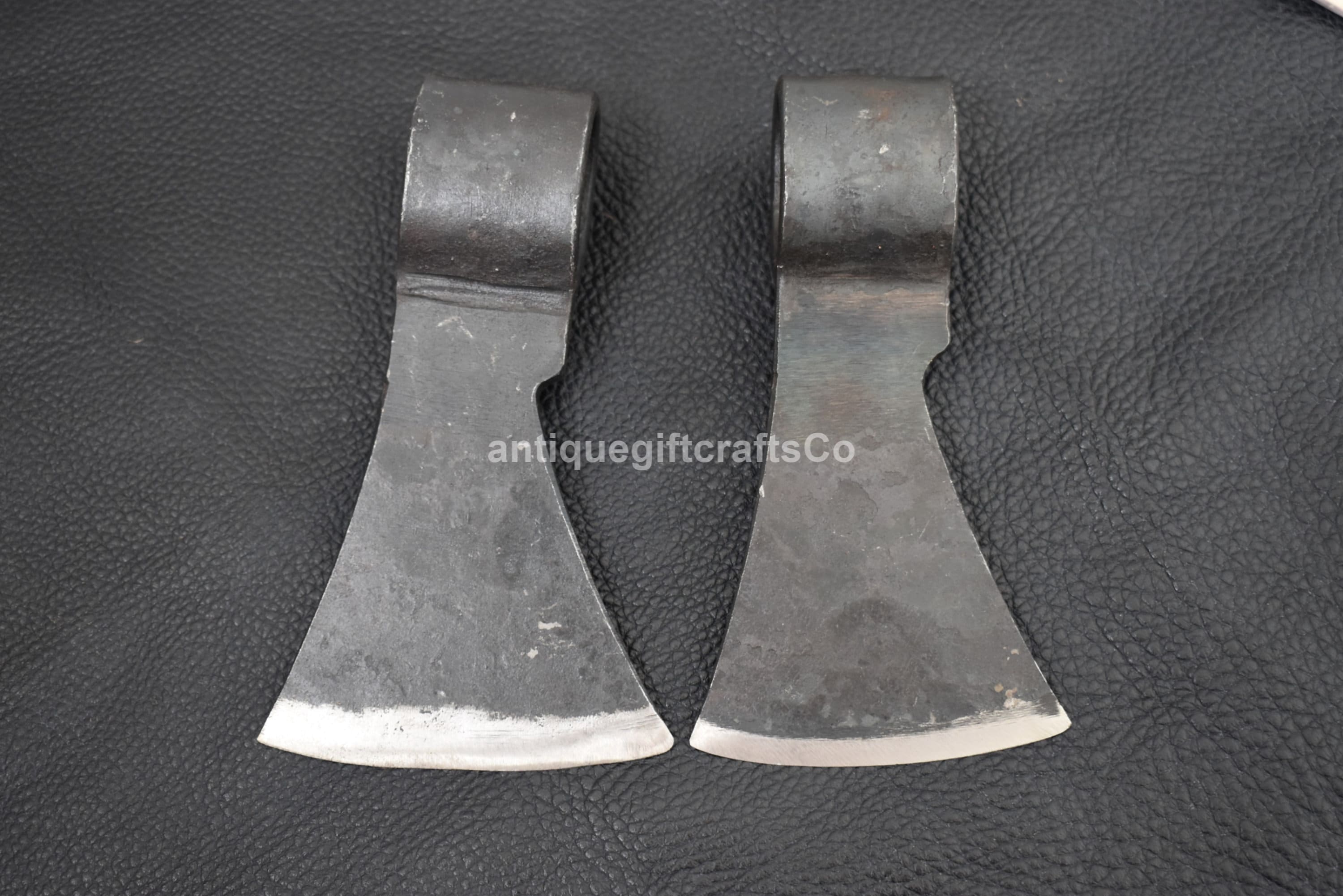 Viking Hand Forged Axe Head Pack of 2 - Etsy