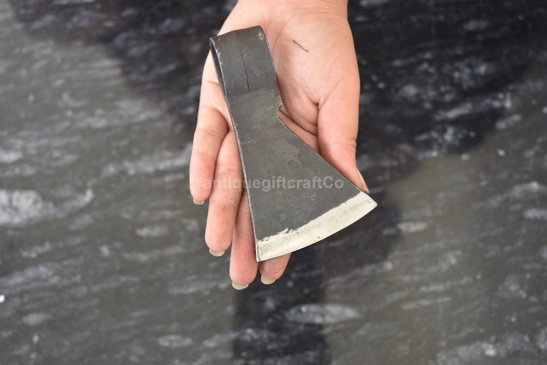 Hand-forged Viking Style 5'' Mini Axe Head: Decorative Collectible - Etsy
