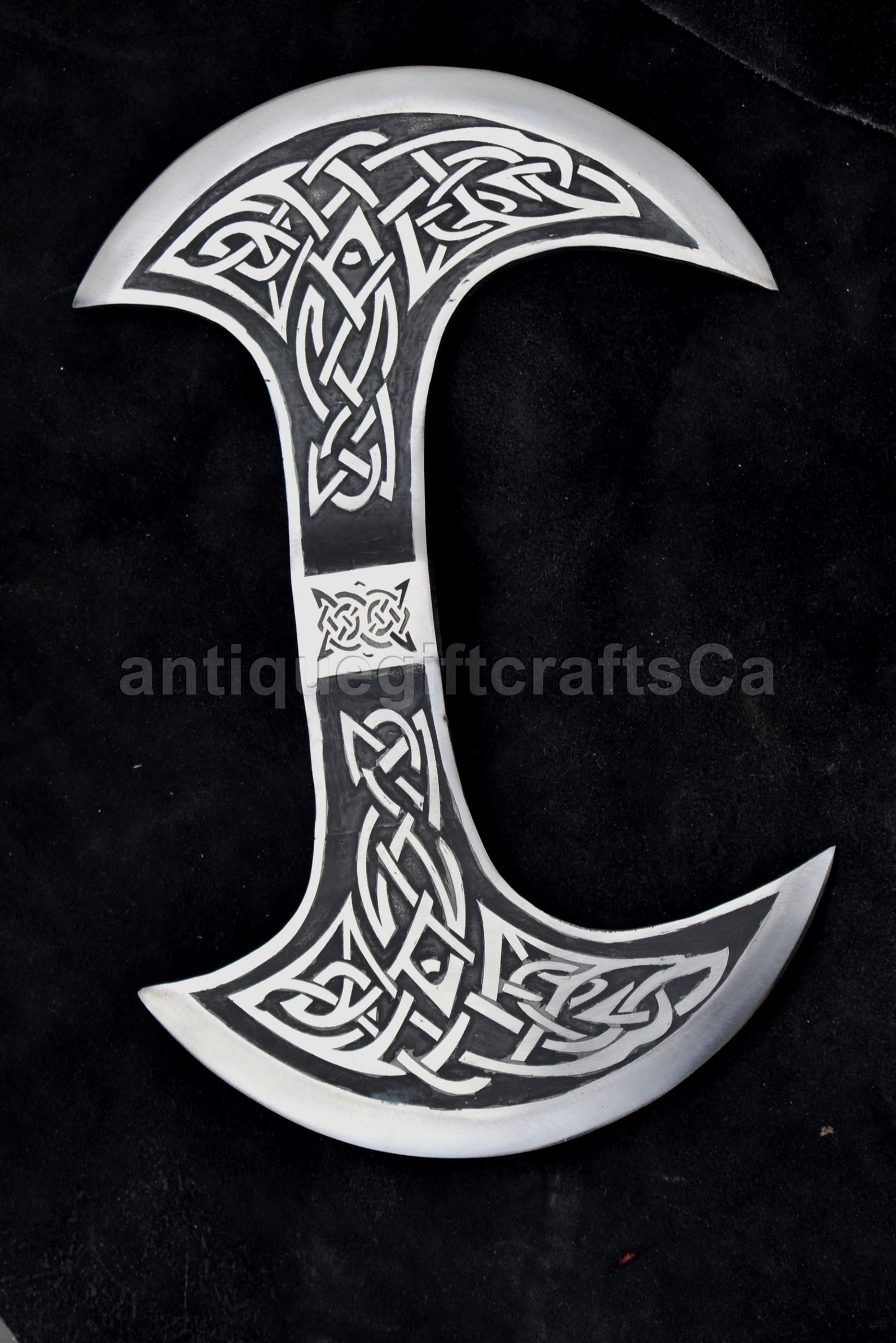 Hand Forged Viking Etching High Carbon Steel Double Edged Viking ...