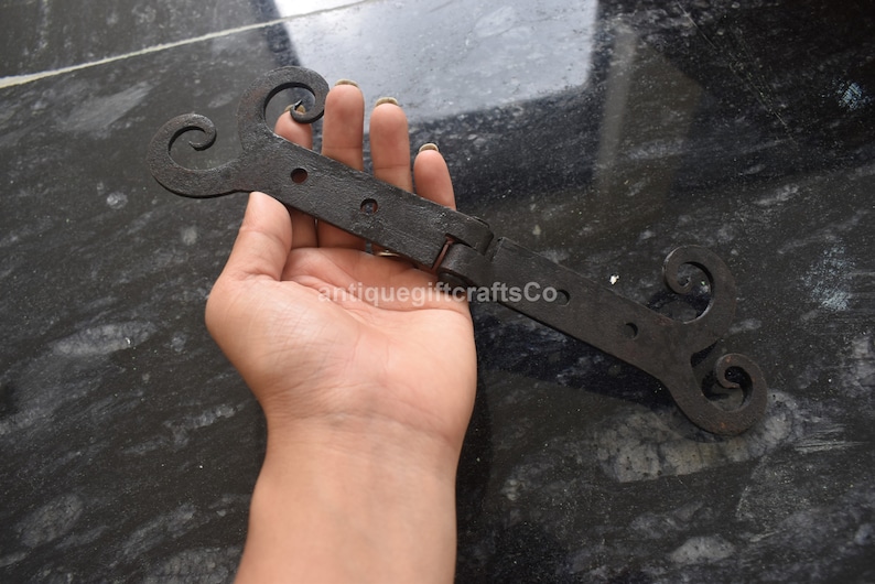Hand Forged Medieval Wrought Iron Hinge. - Etsy