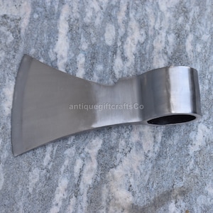 Medieval Hand Forged Viking Polish Axe Head. High Carbon Steel Axe Head ...