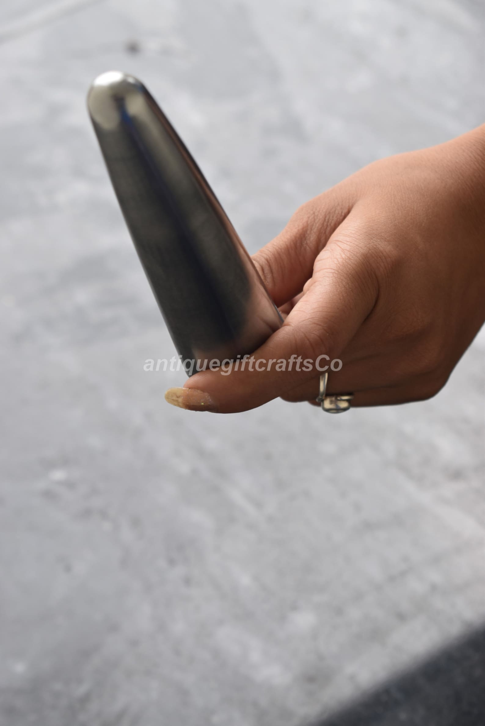 Hand-forged Decorative Steel Butt Cap – 11 Cm Tapered End for Pole ...