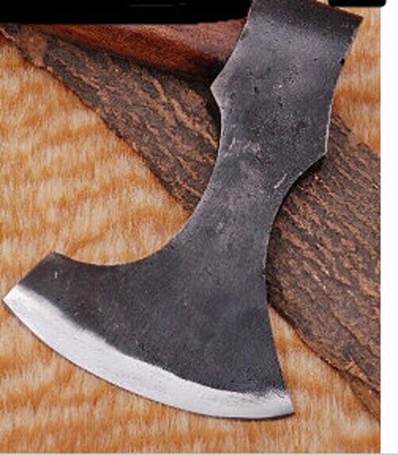 Hand-forged Viking Medieval Axe Head | Decorative Replica | Rustic ...