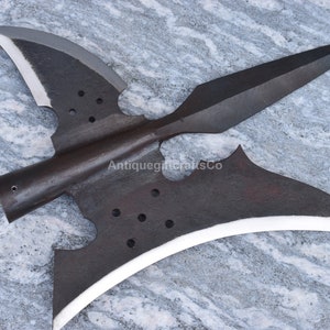 Hand-forged Medieval Decorative Halberd Head – 18th Century Style Wall ...