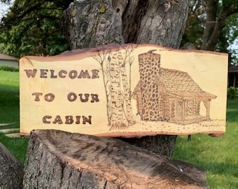 Wood Burning Welcome - Etsy