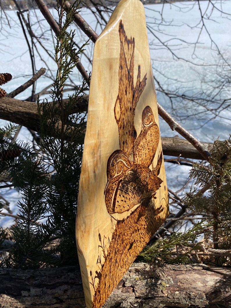 Wood Ducks by Tree - Wood Burning - Etsy