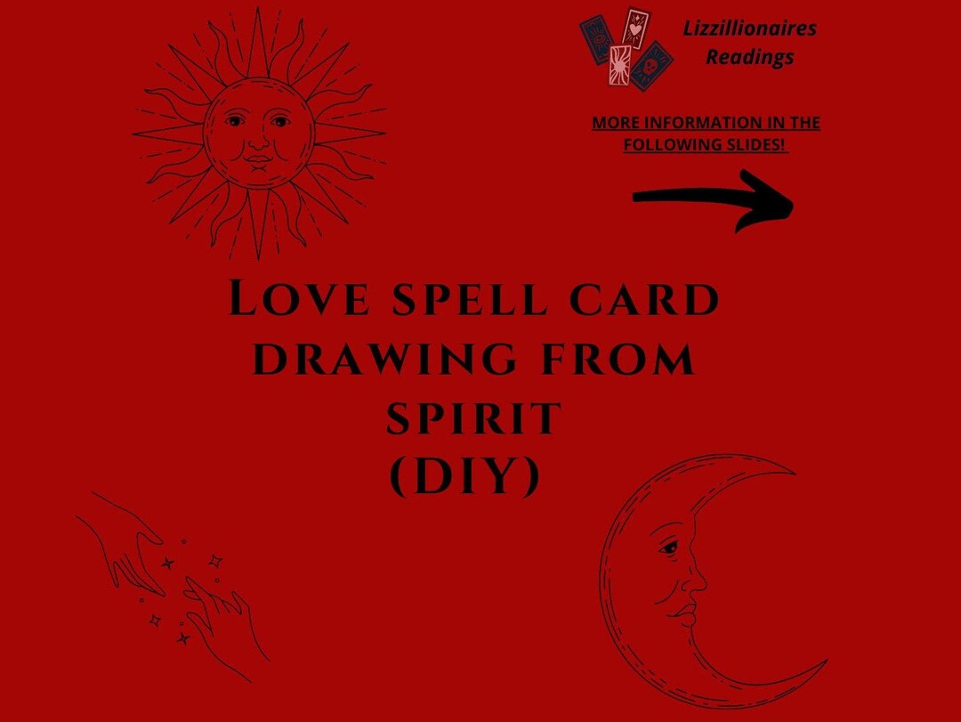 Love Spell Card Drawing From Spirit, Love Spell DIY, Love Spell From ...