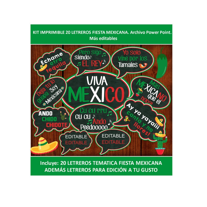 Letrero viva mexico - Etsy México