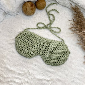 Crochet Pattern Eye Mask, Sleeping Mask, English US Terms & Swedish - Etsy
