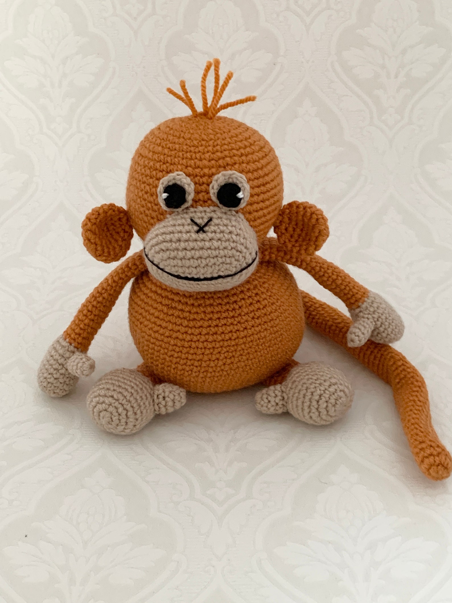 Crochet Pattern Orangutan - Etsy