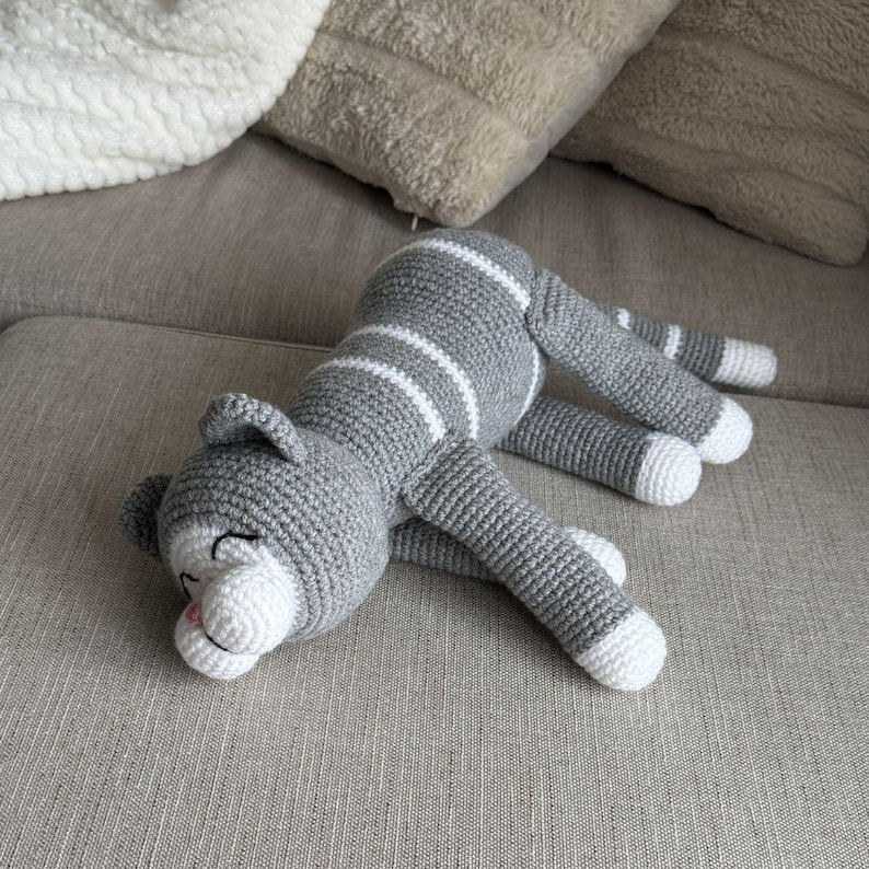 Couch Potato Cat Crochet Pattern, Amigurumi Plushie PDF - Etsy