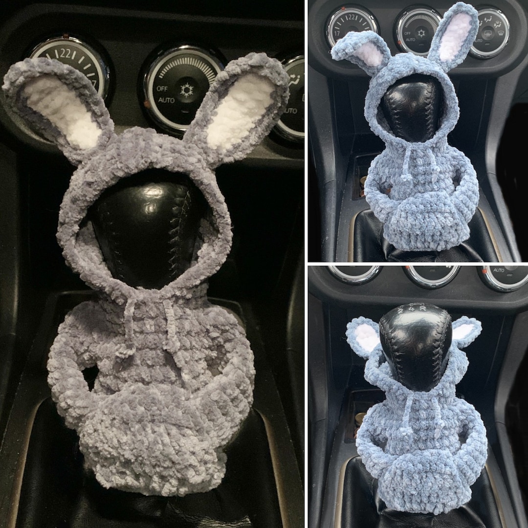 Crochet Pattern Gear Shift Bunny Hoodie for Easter, English US Terms ...