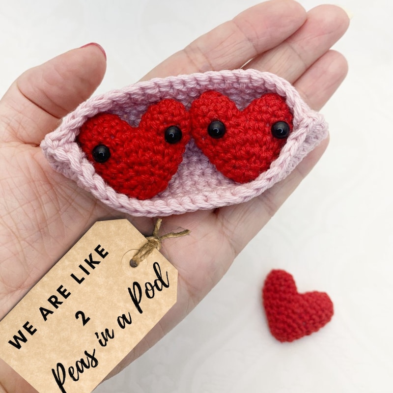Hearts in a Pod Crochet - Etsy