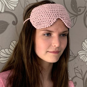 Crochet Pattern Eye Mask, Sleeping Mask, English US Terms & Swedish - Etsy