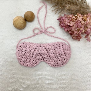 Crochet Pattern Eye Mask, Sleeping Mask, English US Terms & Swedish - Etsy