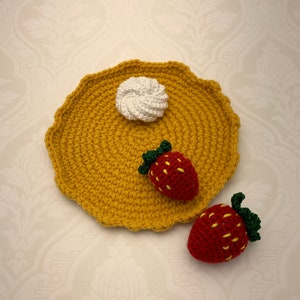 Crochet Pattern Delicious Pancake Cake, English US Terms & Swedish ...