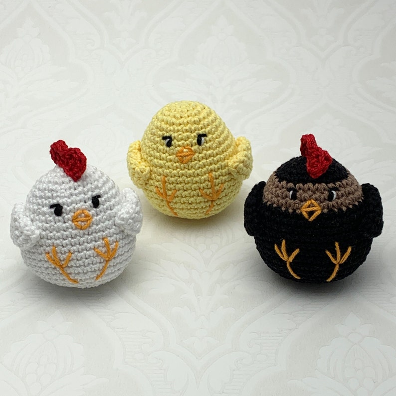 Crochet Chicken & Easter Bunny Family Pattern, (PDF Pattern) - Etsy