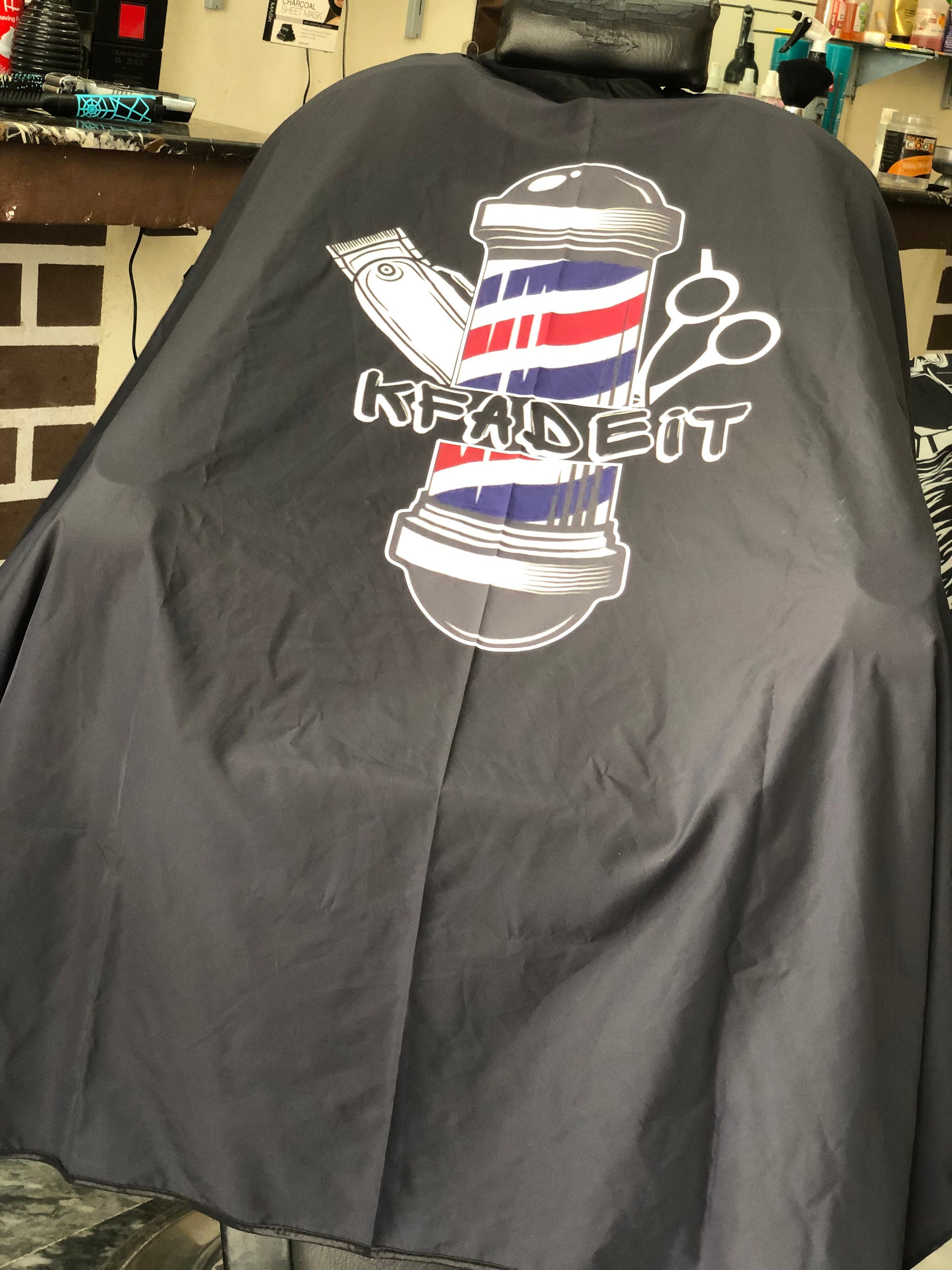 Custom Barber Cape With Your Logo-stylist Hairdressing Apron - Etsy