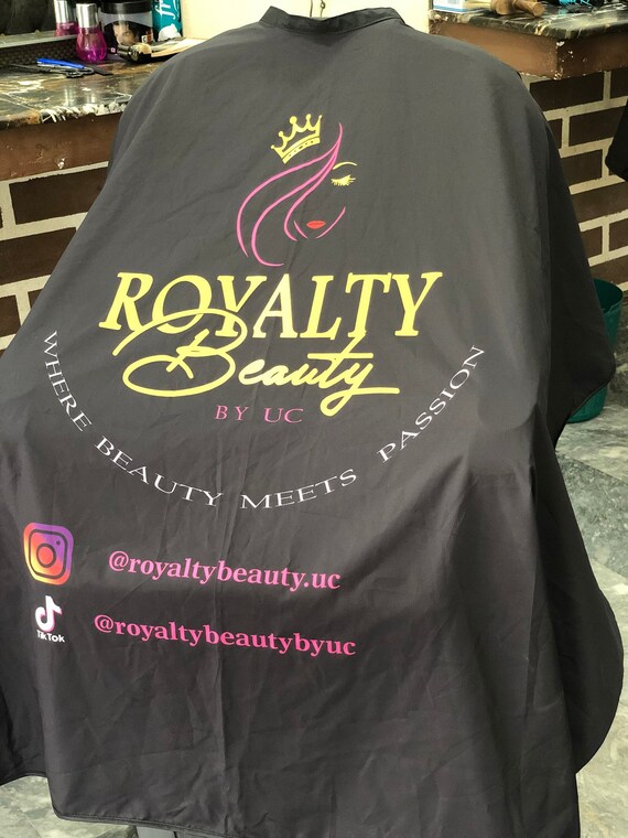 Custom Branding Barber Cape-custom Salon Hairdressing - Etsy