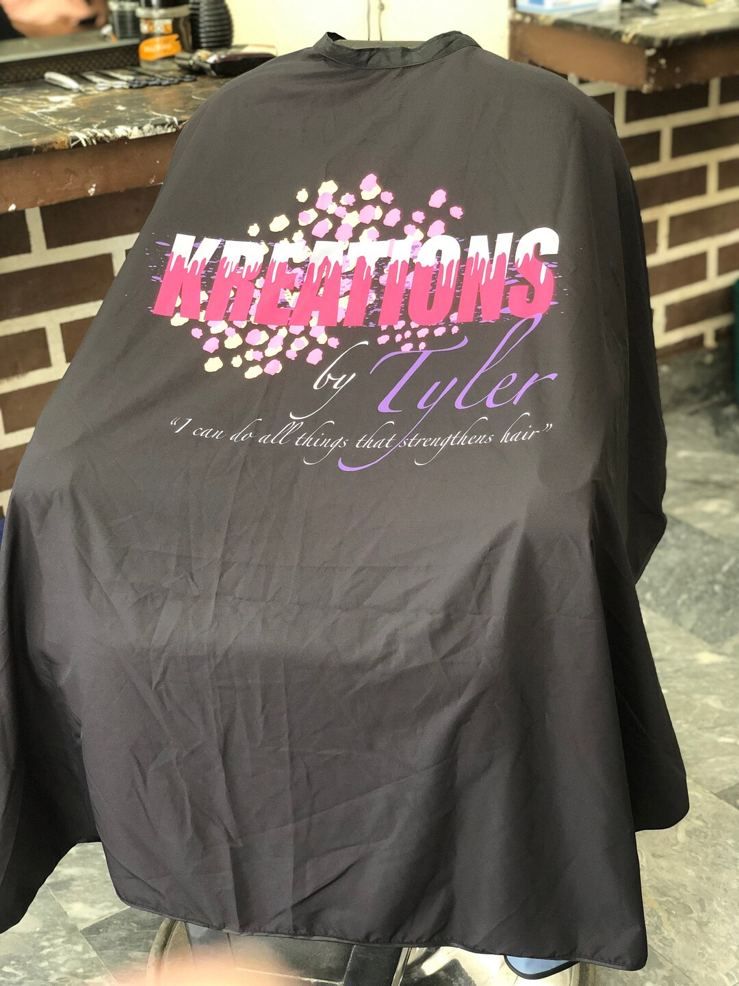 Custom Barber Cape-salon Hairdressing Cape-beauty Capes-mua Make up ...