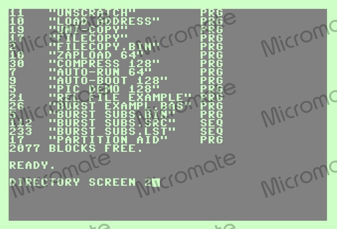 Commodore 64/128 1581 Disk Drive Test Utilities & Demo 3.5 Floppy Disk ...