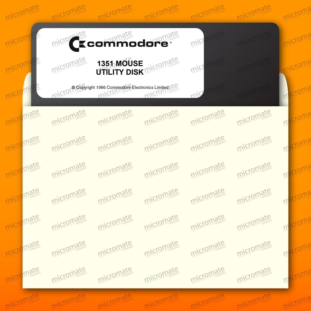 Commodore 1351 Mouse C64/128 5.25 Driver & Utilities Floppy Disk - Etsy UK