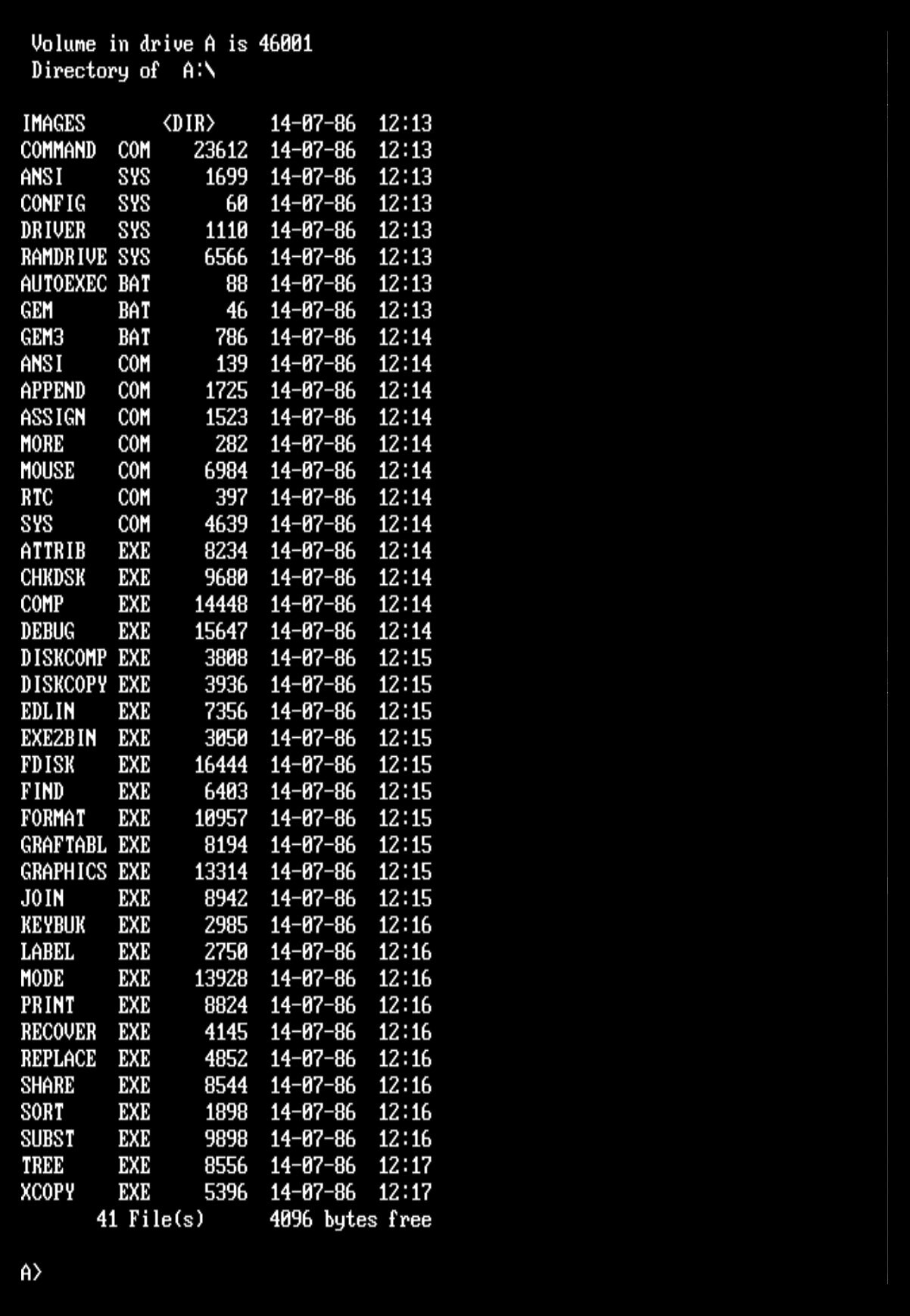 Amstrad PC-1512 MS-DOS 3.2 System Startup & Utilities 5.25" Floppy Disk ...