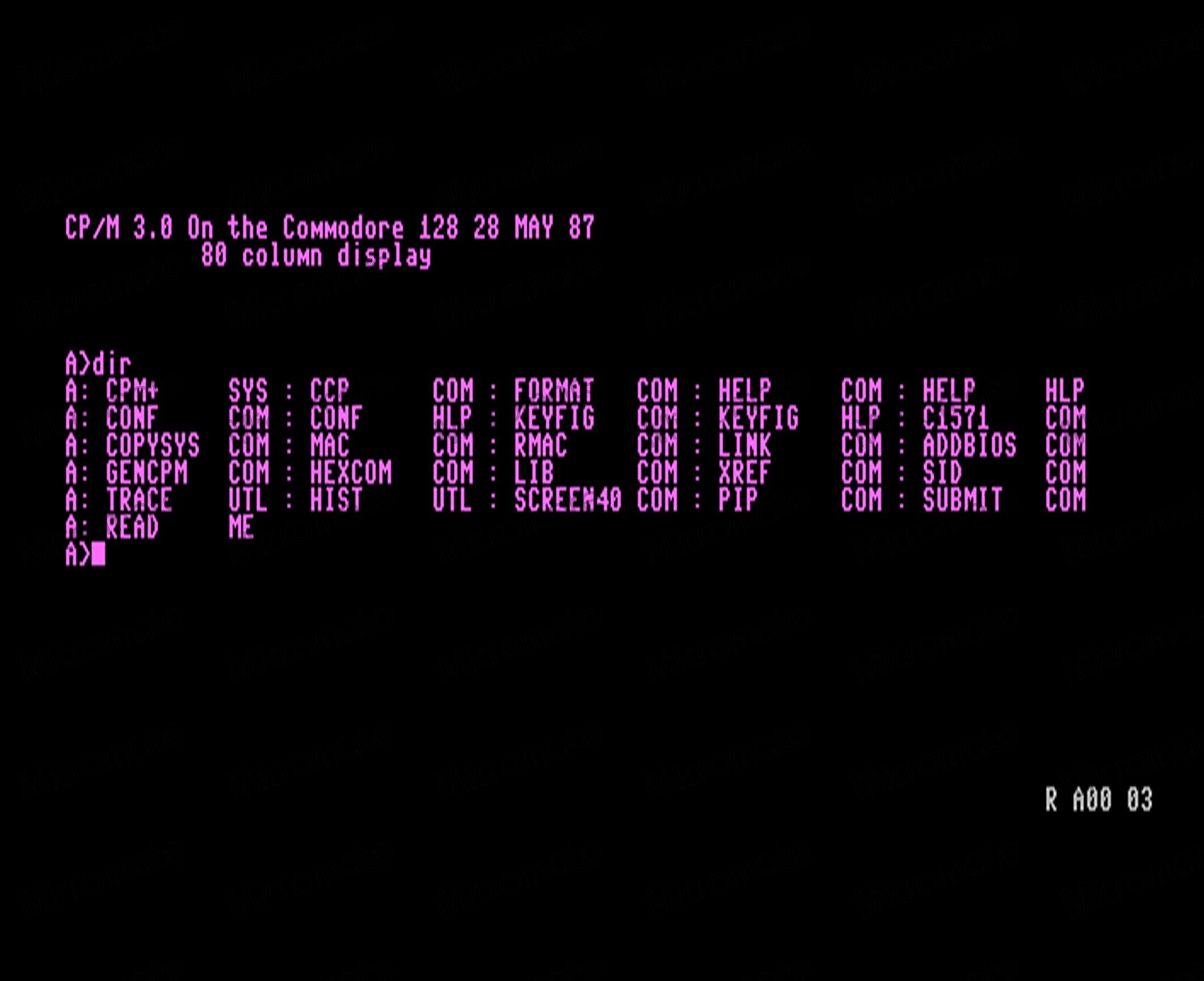 Commodore 128 CP/M CPM 3.0 System & Utilities 1581 3.5 Drive Floppy ...