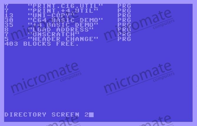 Commodore Plus 4 +4 C16 1551 Disk Drive Test Utilities & Demo 5.25 ...