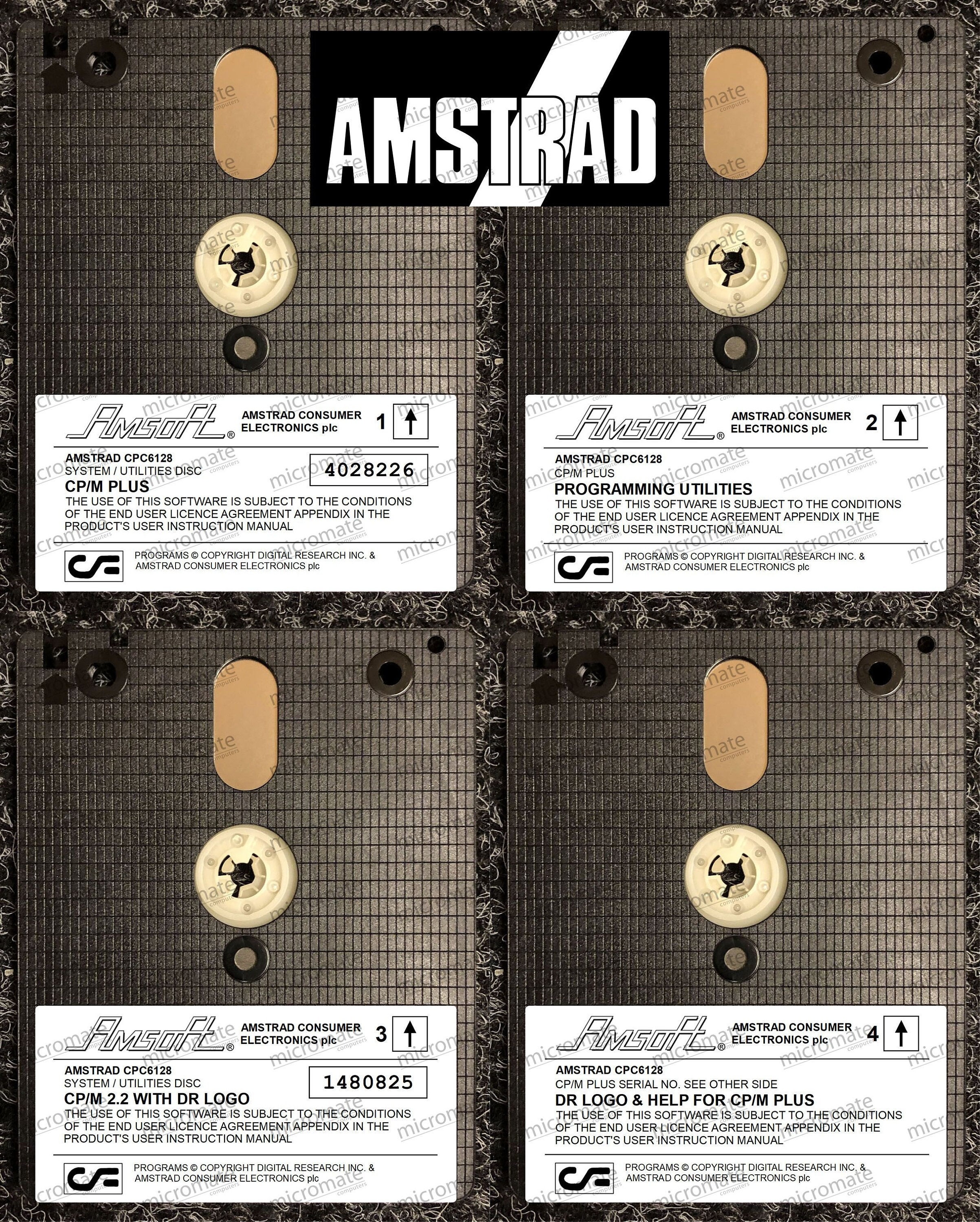 Amstrad CPC 6128 CP/M Plus System Floppy Disks Set of 2 - Etsy UK