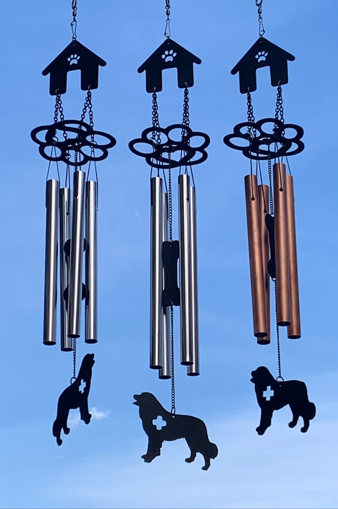 Dog Gone Chimes Steel Dog Wind Chime PRICES SLASHED Buy Now - Etsy