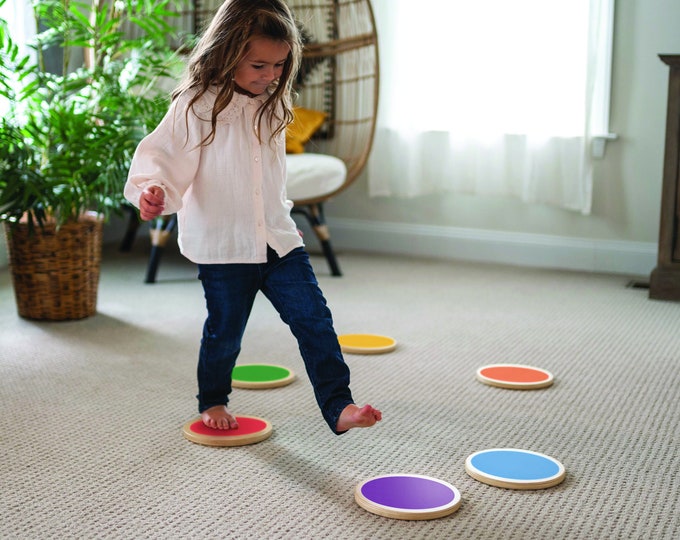 Balance Activity Sets : Balance Beams, Stepping Stones, Wobble Board ...