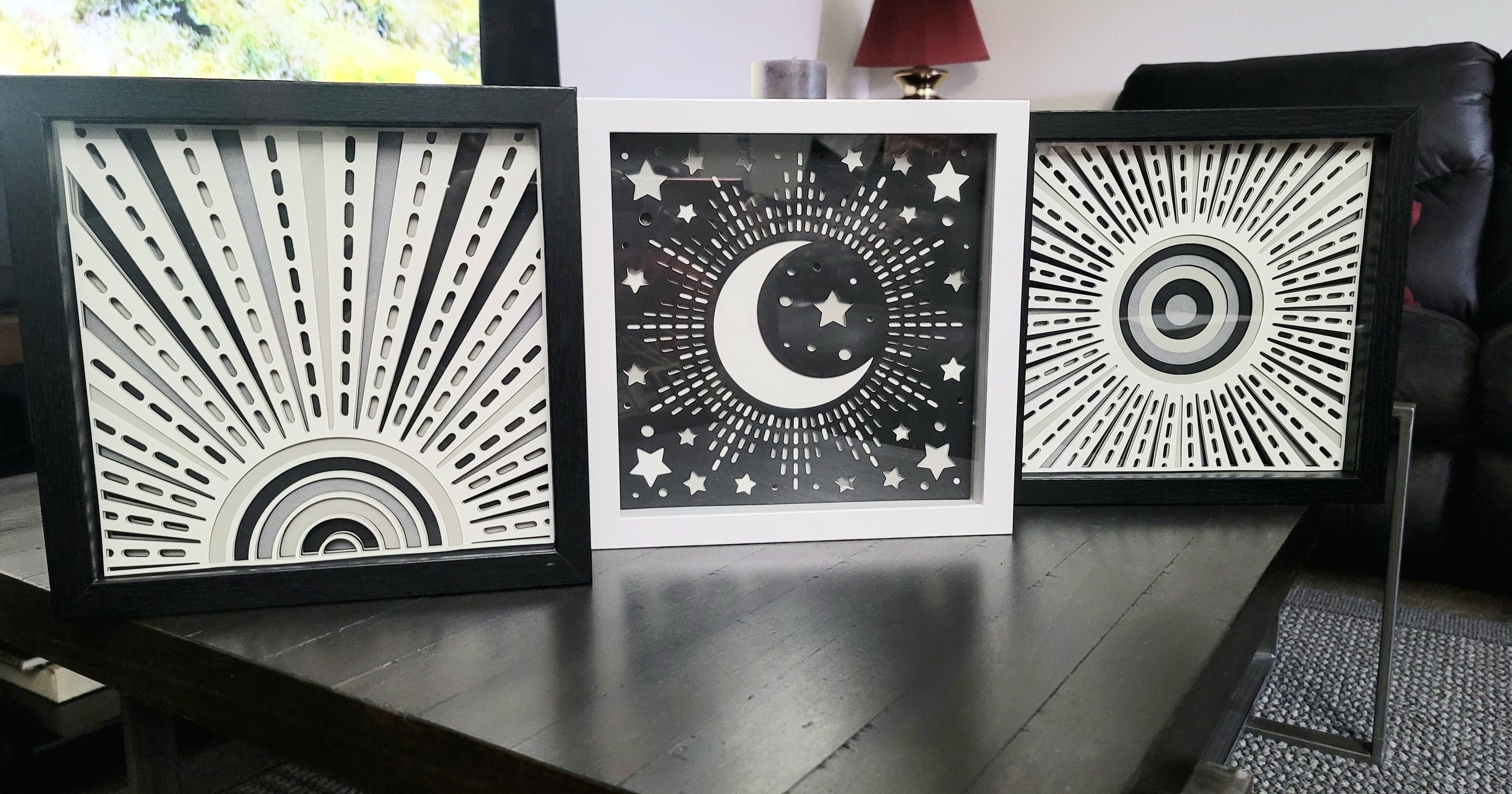 3D Layered Shadow Boxes - Etsy