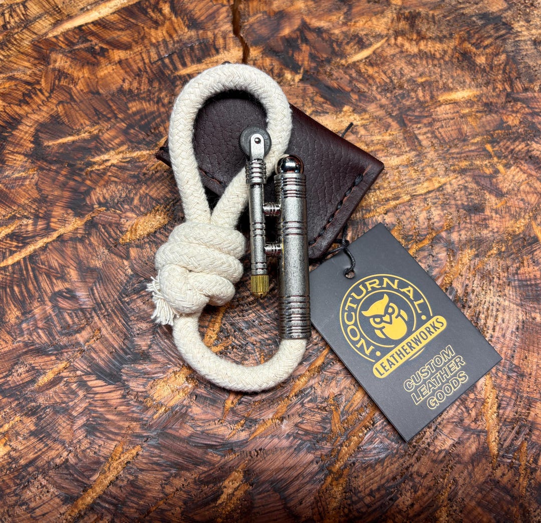 Handmade Leather Sheath for Sailor’s Rope Lighter (lighter Included ...
