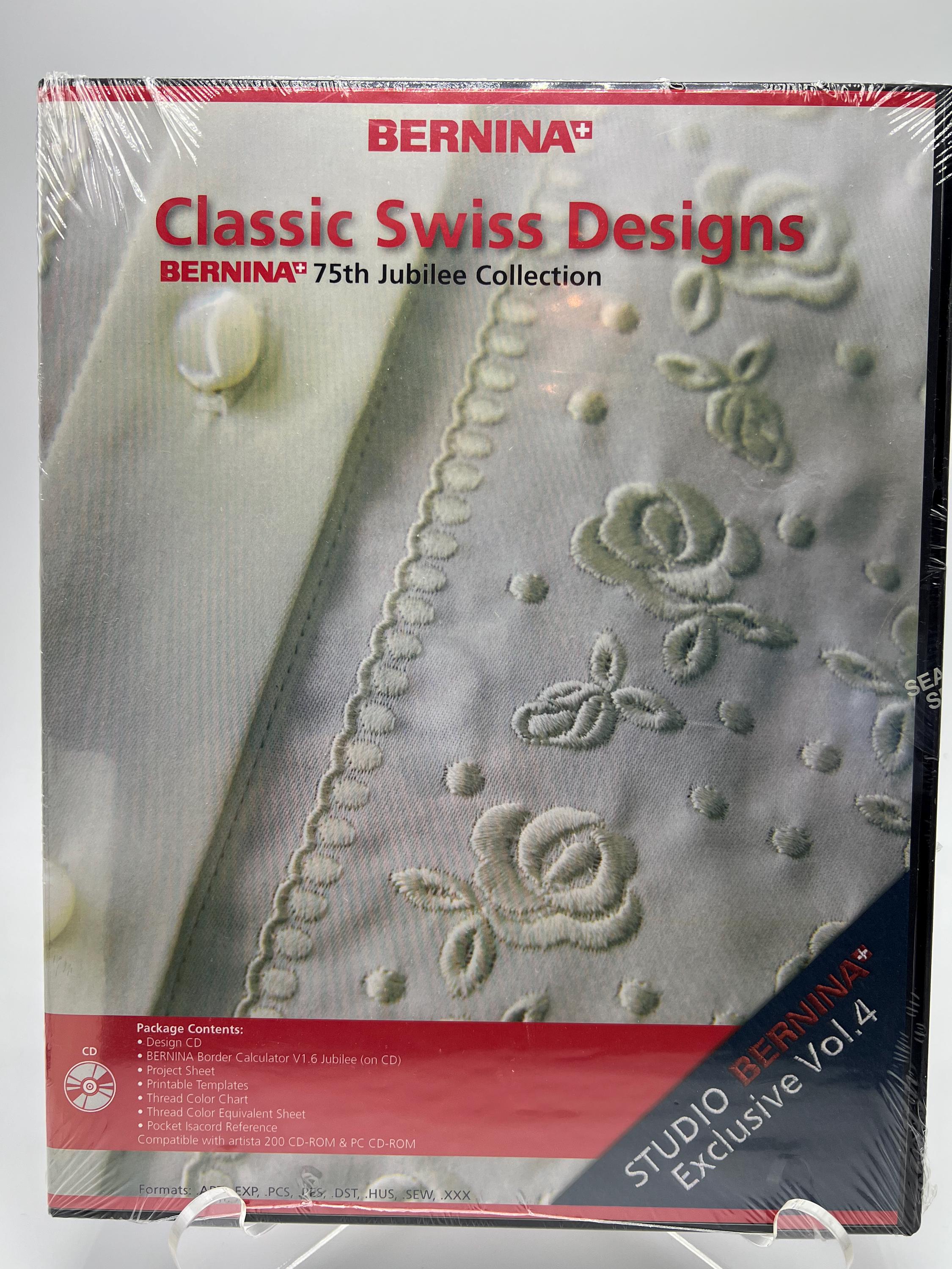 Bernina Embroidery Designs, Classic Swiss Designs, Studio Bernina ...