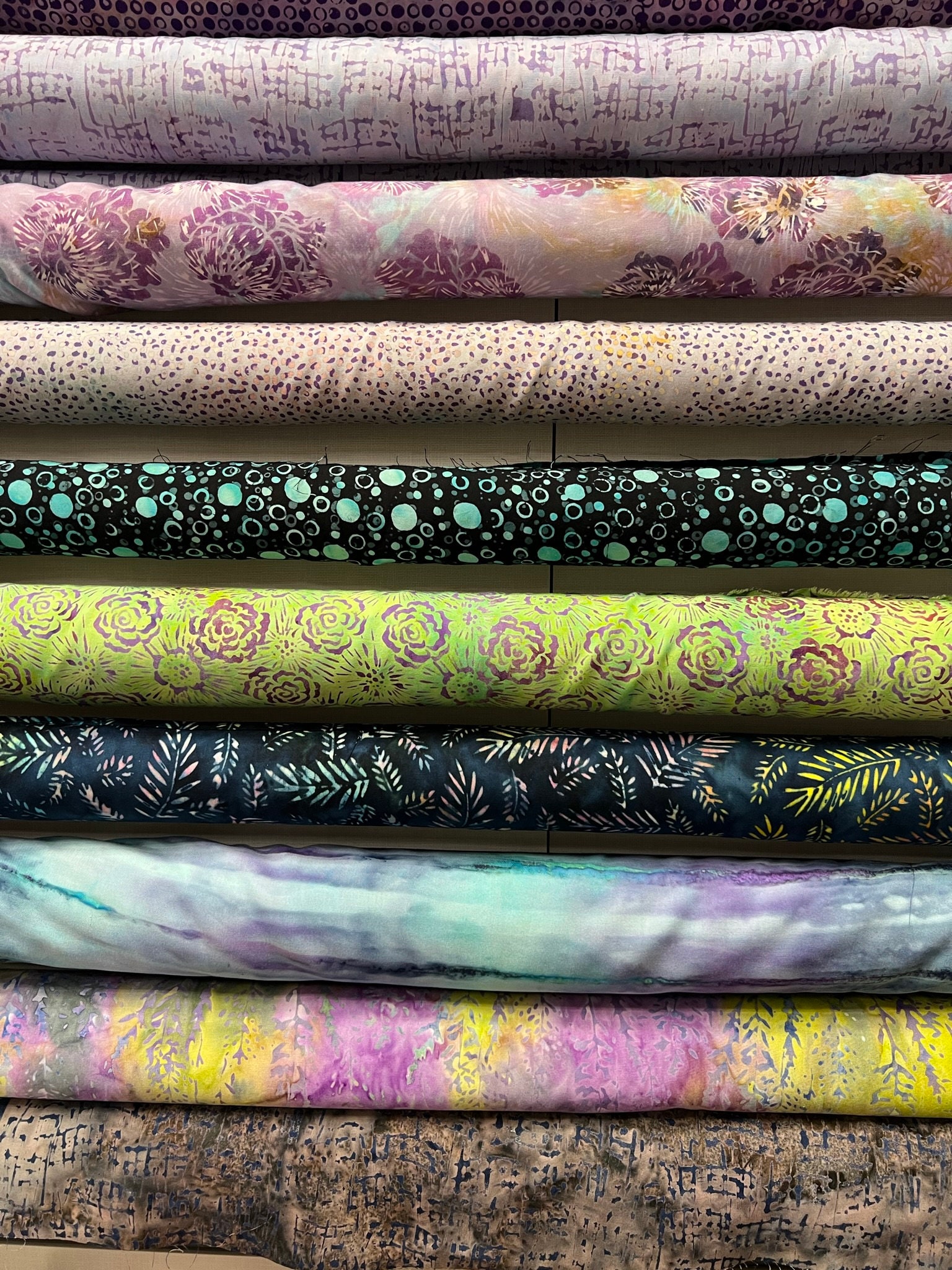 Rayon Batik Fabric Sold in 1/2 Yard Units - Etsy